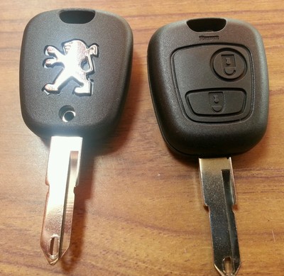 Key Fob Remote Case Peugeot 206 206CC 206+ 2 Buttons (2001 - 2012) | eBay
