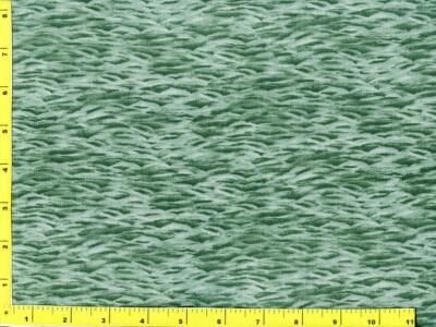 Green Choppy Waves Water By The Yard CPAGRE05955 | eBay