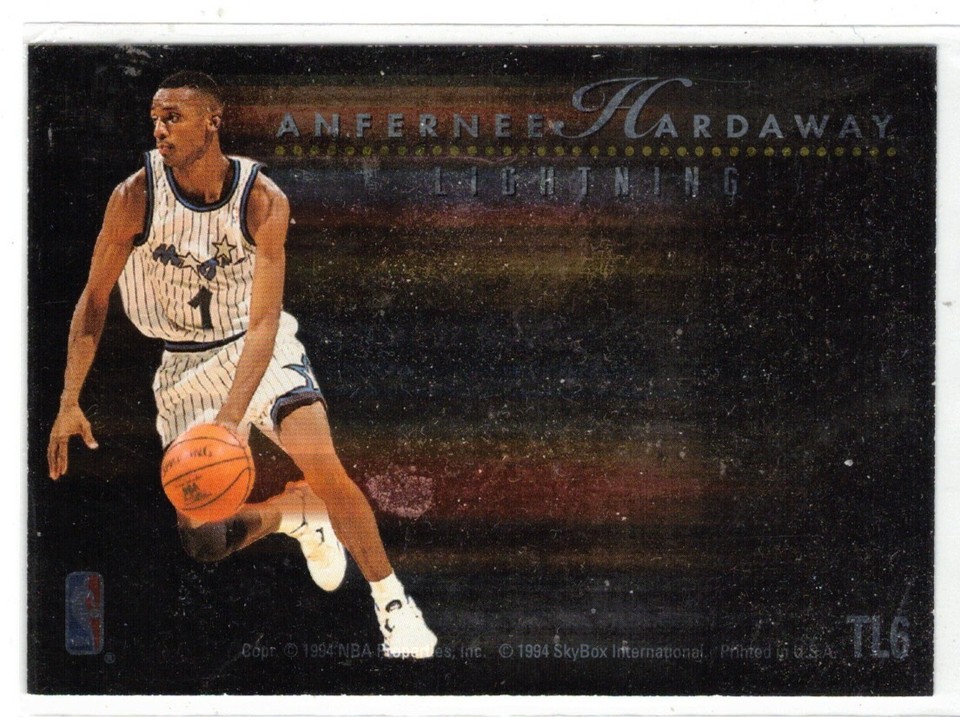 1993-94 SKYBOX THUNDER & LIGHTNING SHAQUILLE O'NEAL & ANFERNEE HARDAWAY ...