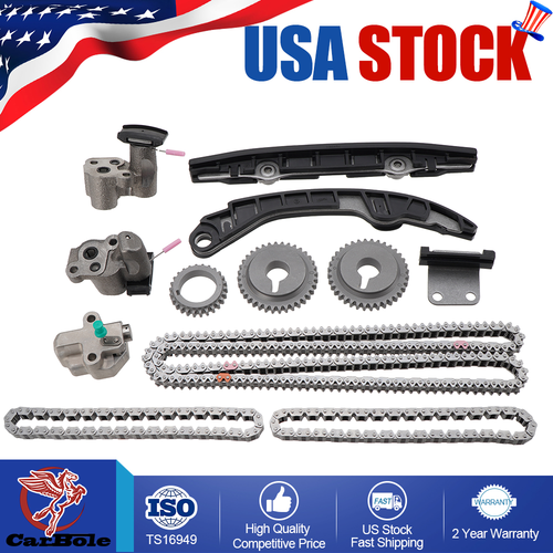 Engine Timing Chain Kit Fits Nissan Infiniti 370Z QX70 G37 M37 Q60 V36 ...
