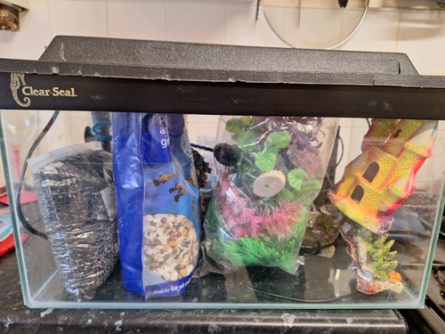 clear seal fish tank and full setup | eBay UK