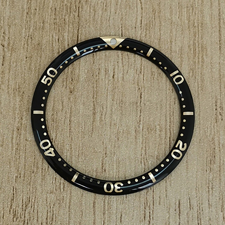 Watch Bezel Rounded Curved Plastic Aluminum Bezel Monochromatic Color ...