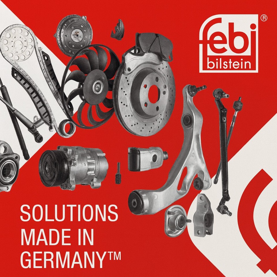 Febi Steering Tie Rod End Ball Joint Front Axle Left fits VW Golf 2013 ...