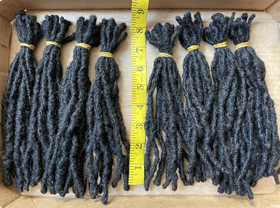 100% Naturally Grown Human Hair DreadLocks 80 strands. | eBay