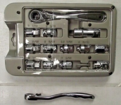 Ultrasteel UC1111TD 14pc Pass-Through Hex Spline Socket Set 5mm 13/64 ...