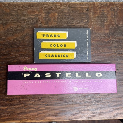 Vintage Prang Pastello Chalk Crayons Square Shape Color Classics #978 ...