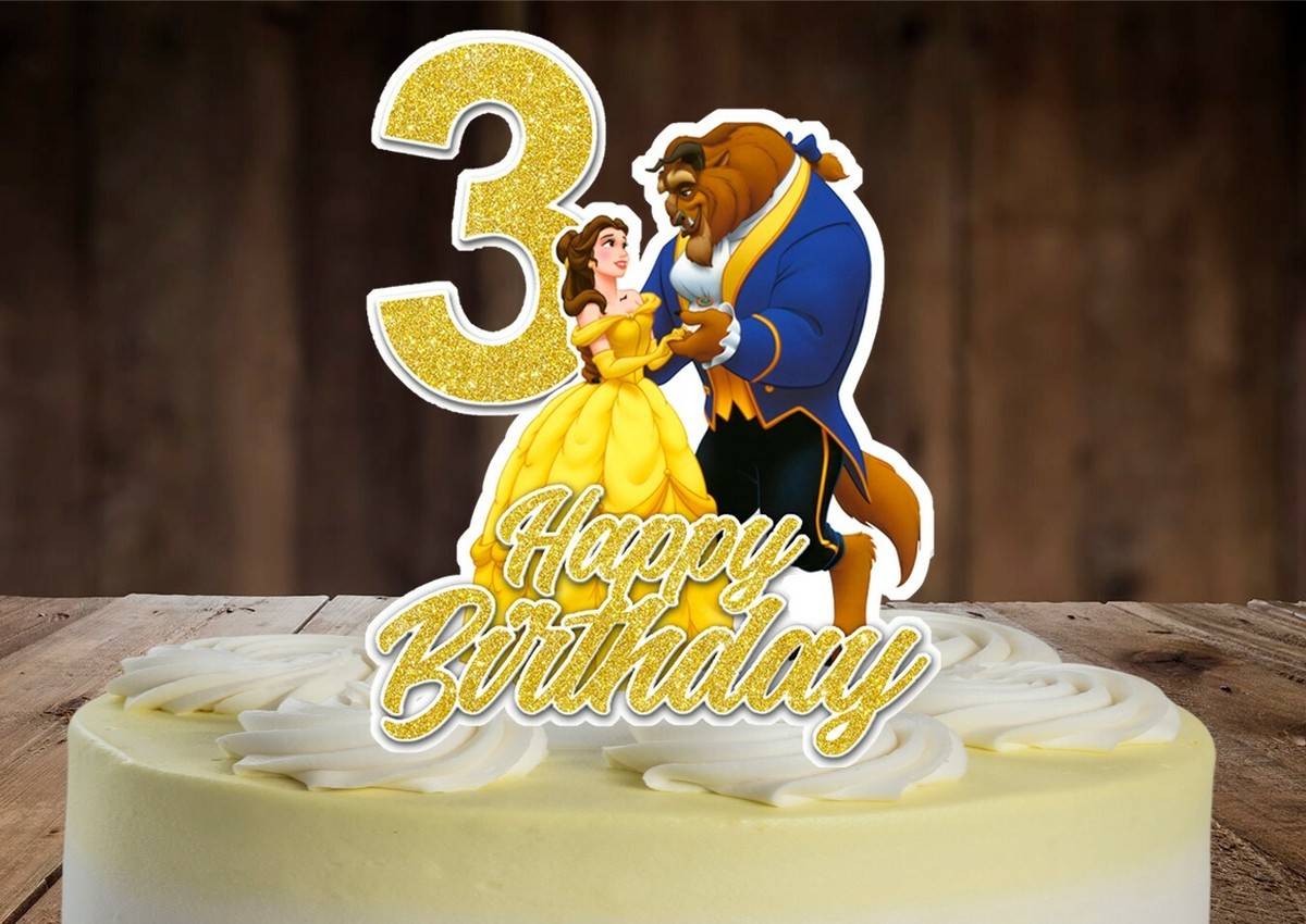 Beauty And The Beast Castle Cake Topper