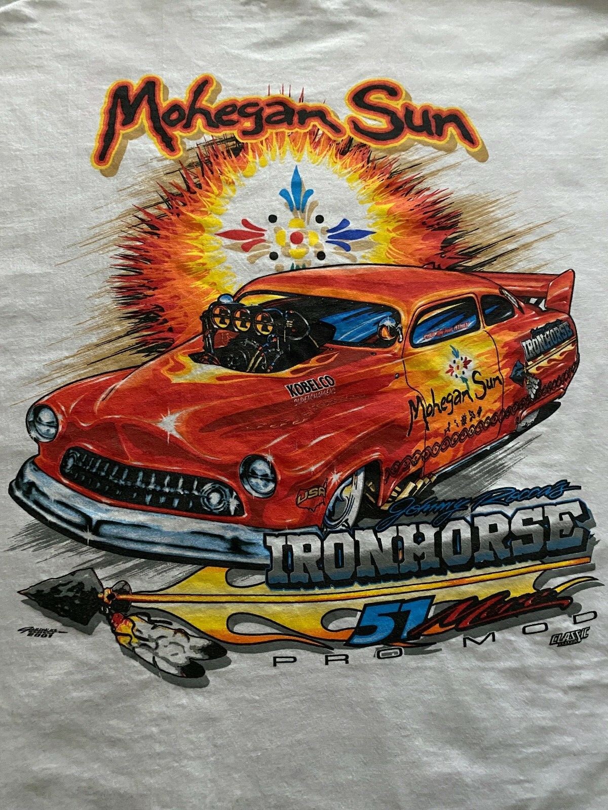JOHNNY ROCCA IRON HORSE PRO MOD NHRA Short Sleeve Custom T-shirt | eBay