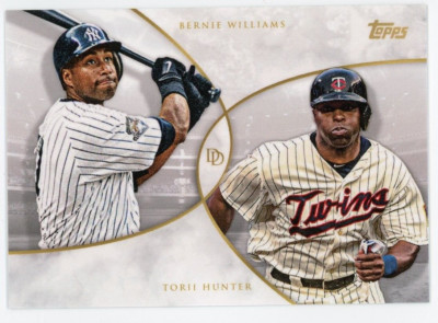 2019 Topps On-Demand Dynamic Duals #9 Bernie Williams/Torii Hunter | eBay