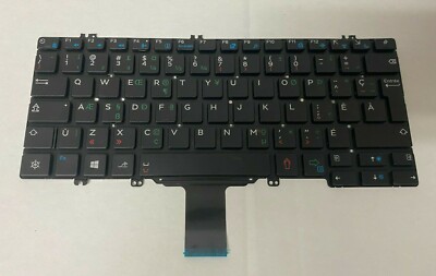 Genuine Dell Latitude 7280 7290 7380 7389 7390 FRENCH CANADIAN Keyboard ...