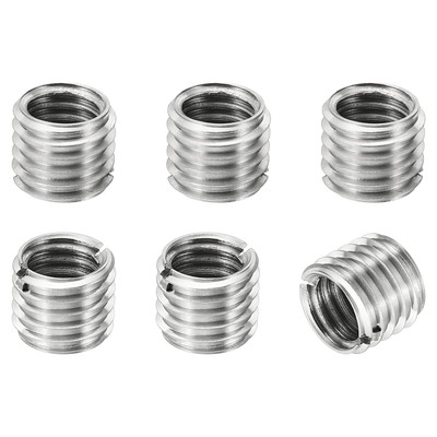Thread Adapter Sleeve Reducing Nut Insert 6pcs M12x1.75 Male M10x1.5 ...