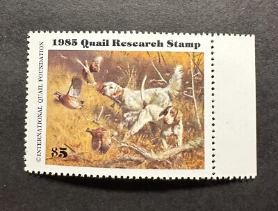 WTDstamps - 1985 Quail Research International Foundation Stamp - MNH | eBay