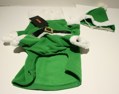 Nacoco Dog Coat Sweater Clothes Santa Christmas Costume Hat 14" Back ...