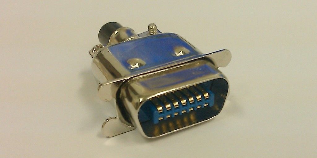 NEW 14 Pin Centronics Male Cable Mount Connector 57-30140 | eBay