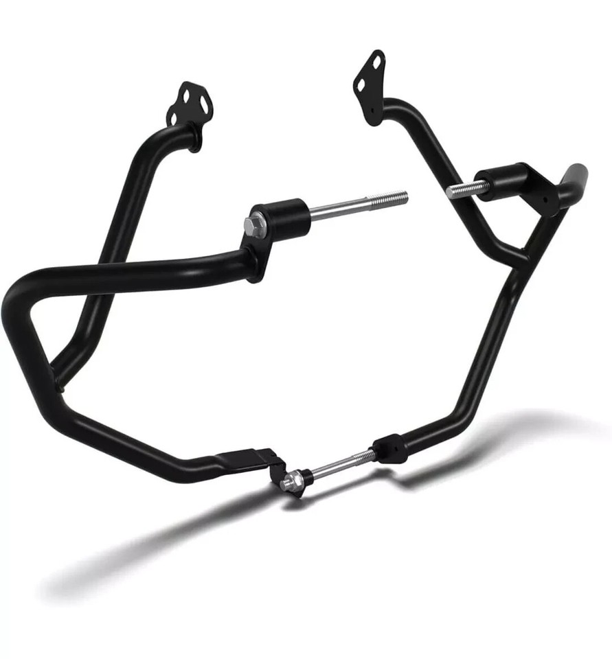 "BLACK LARGE ENGINE GUARD" FIT FOR ROYAL ENFIELD NEW HIMALAYAN 450 | eBay