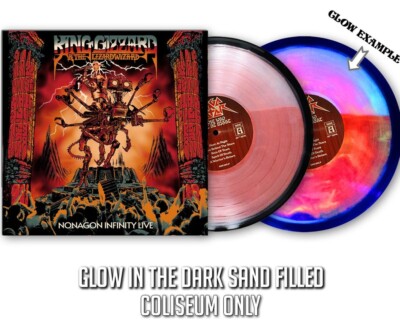 King Gizzard And The Lizard Wizard Nonagon Infinity Live GITD Sand ...