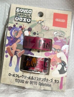 Splatoon 3 Roll flake seal & deco tape OCTO SQUID or OCTO Splatoon ...