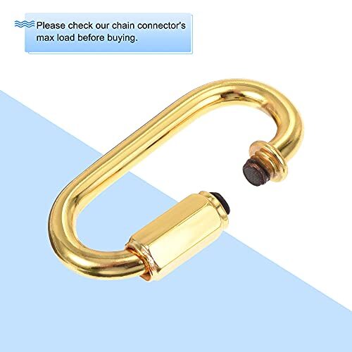 Chain Connector 5mm Thick Quick Link Screw Lock Oval Clips for ...