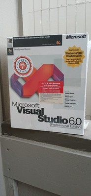 NEW Sealed Microsoft Visual Studio 6.0 Professional Edition. 659-00391 ...