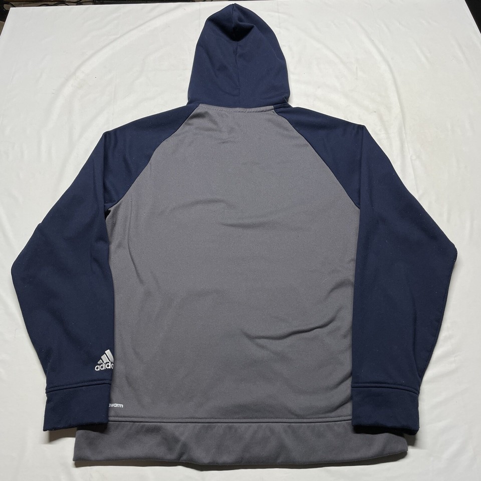 Adidas Indiana Pacers Hoodie Men’s Large NBA Basketball Gray Blue ...