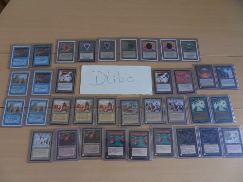 MTG Magic re-packs - P9, Black Lotus, Mox, Chaos Orb, Biland, Force of ...