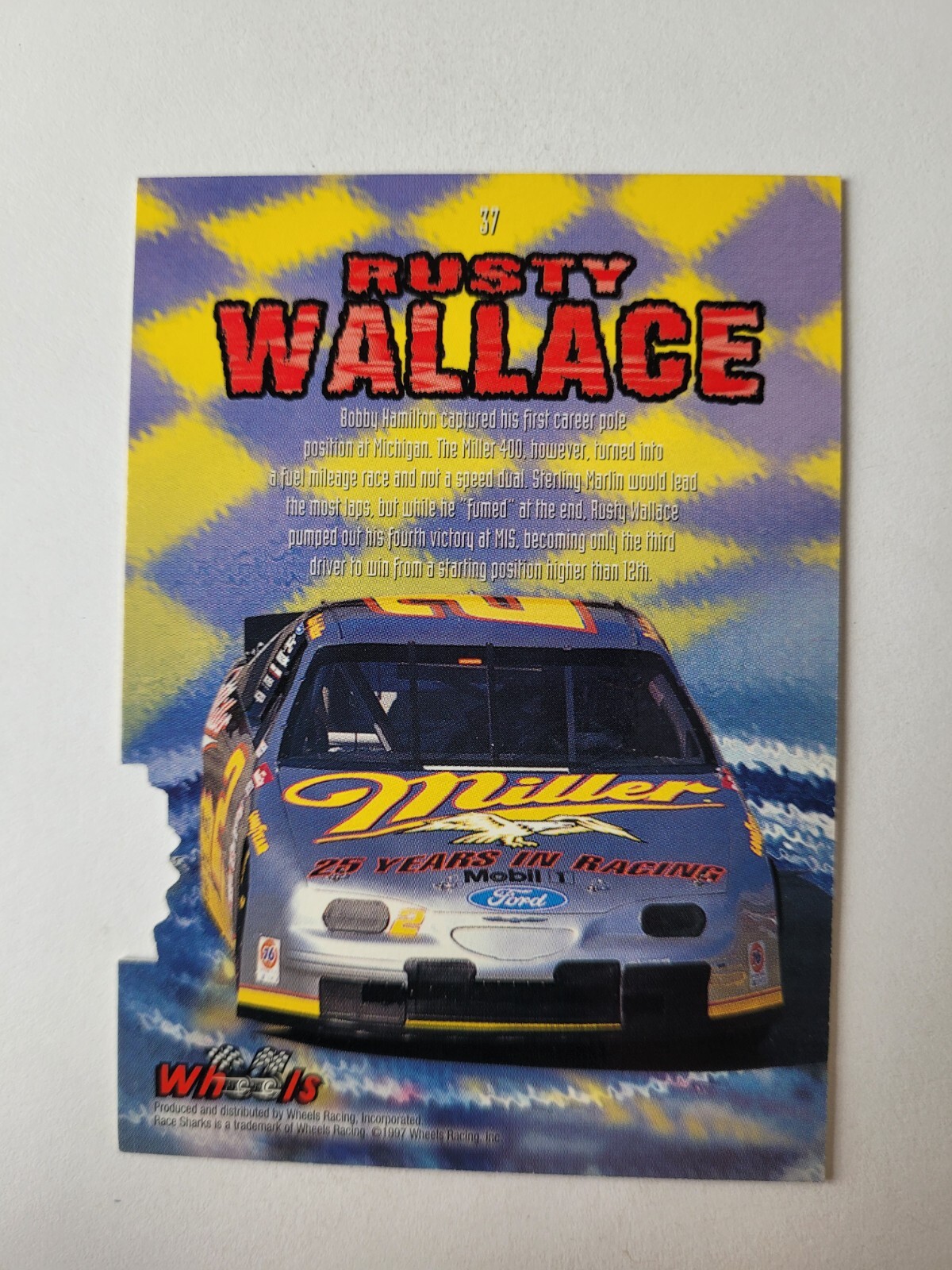 1997+Wheels+Race+Sharks+-+First+Bite+%2337+Rusty+Wallace for sale ...