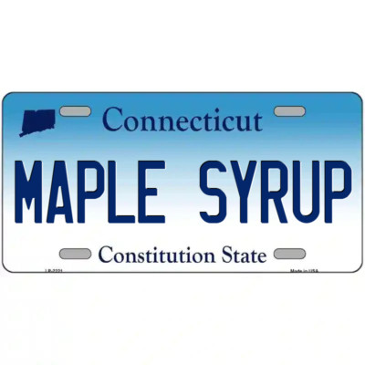 Maple Syrup Connecticut Metal Sign | eBay