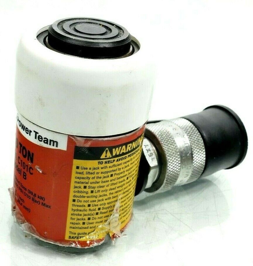 SPX Power Team Hydraulikzylinder 10 TON | C101C Model B | eBay