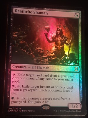 Shamane ritemort PREMIUM / FOIL - English Deathrite Shaman - Magic mtg ...