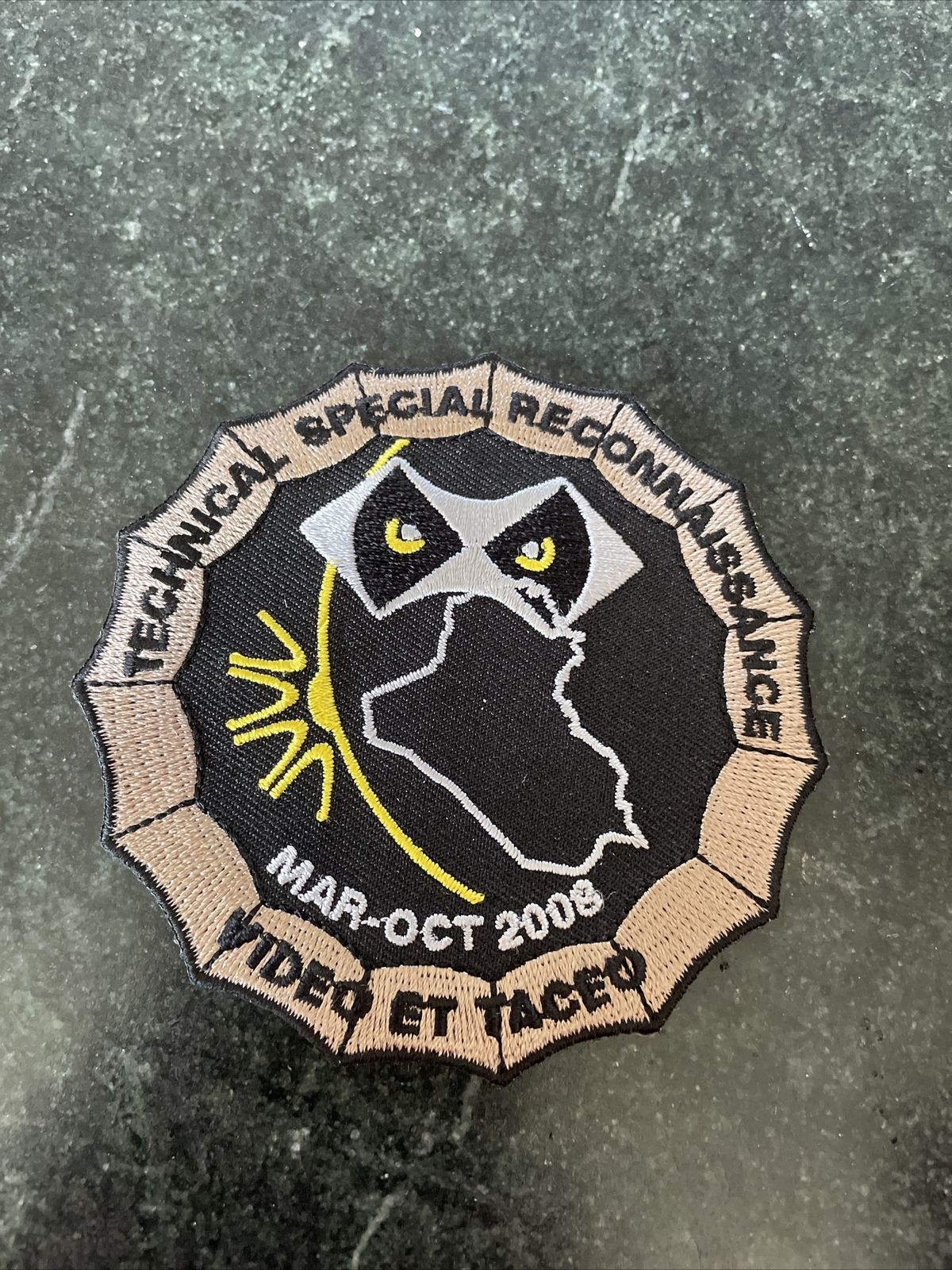 Technical Special Reconnaissance PATCH Iron On RARE TACTICAL Iraq OEF ...