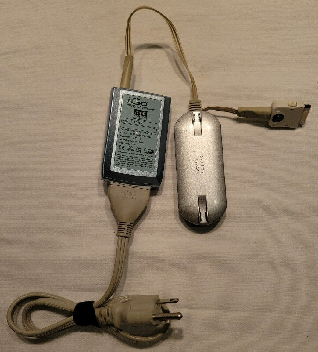 Genuine iGo Everywhere 273-1785 Power Adapter Charger w/273-1787 Power ...
