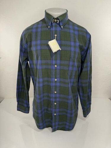 VIYELLA - NEW w TAG - WOOL BLEND Tartan Plaid Mens M Shirt | eBay