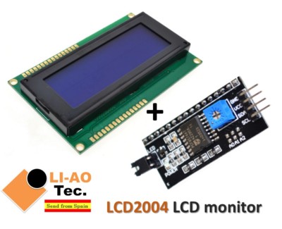 LCD2004 LCD monitor 2004 5V Backlight Screen + IIC I2C Module | eBay