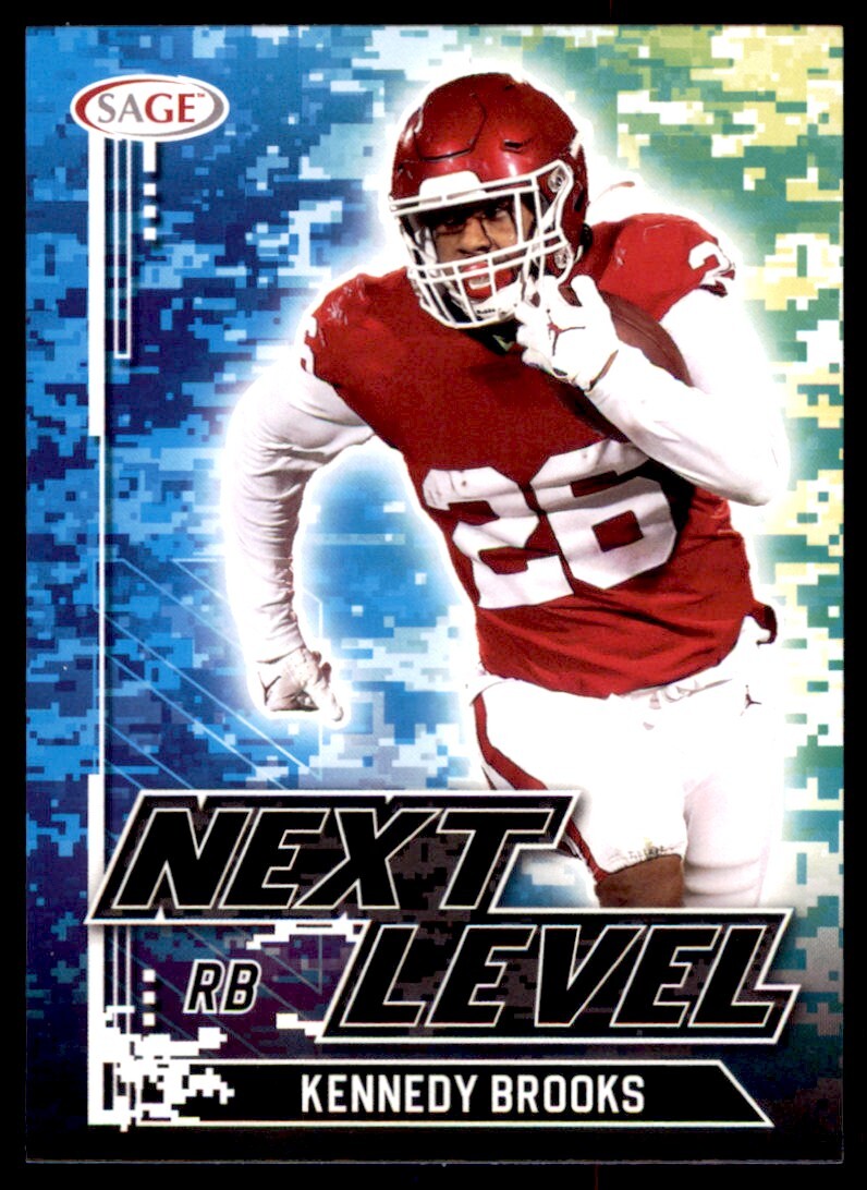 Kennedy Brooks 2022 SAGE HIT Rookie Next Level Insert Card RC #64 ...
