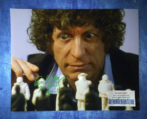 Tom Baker Hand Signed Autograph 11x14 Photo COA Doctor Who IV | eBay
