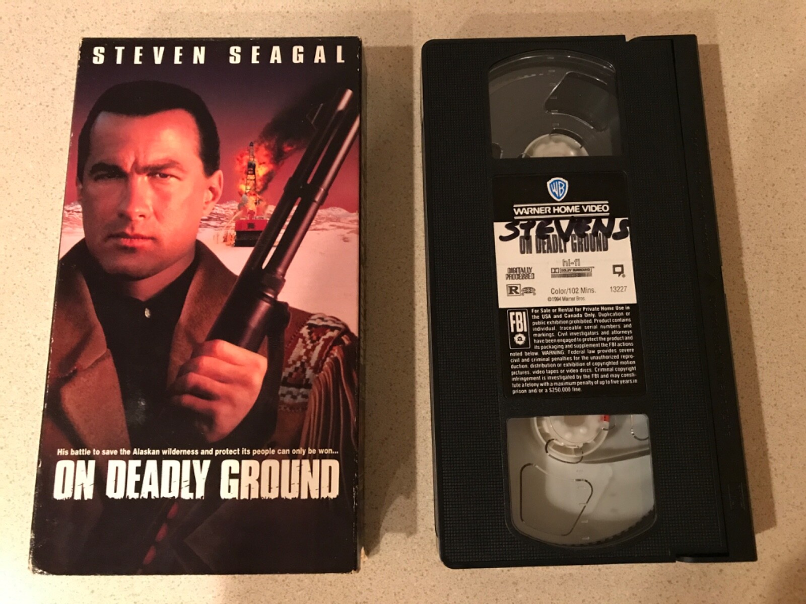 On Deadly Ground (VHS, 1994) Steven Seagal | eBay