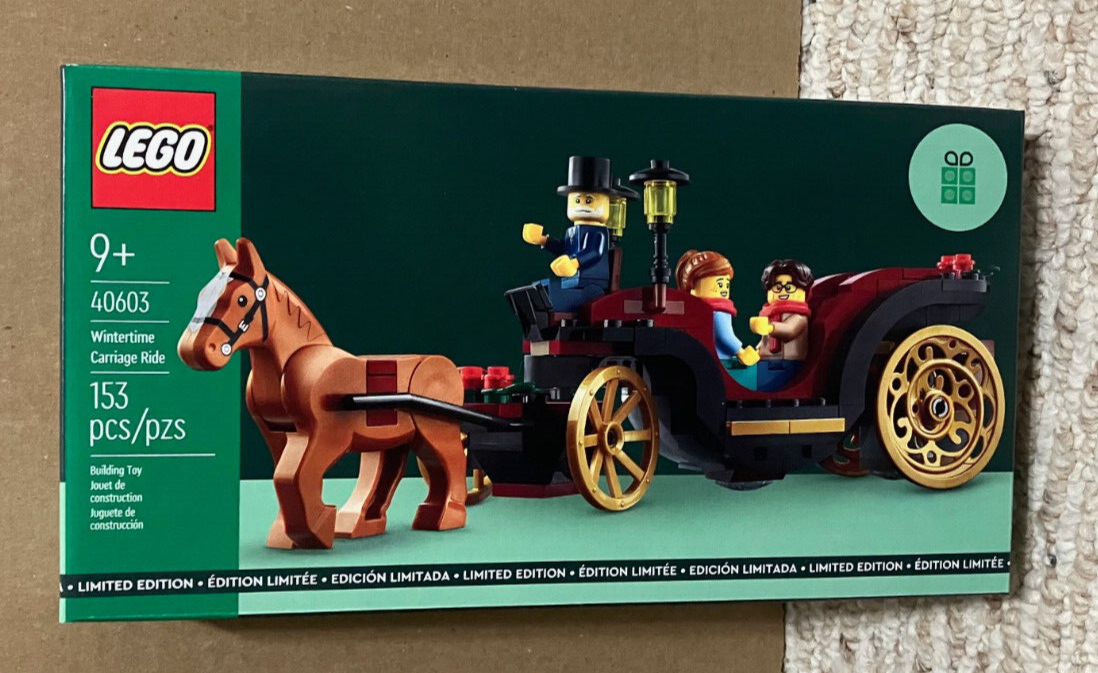 Lego 40603 Wintertime Carriage Ride - seasonal holiday Christmas ...