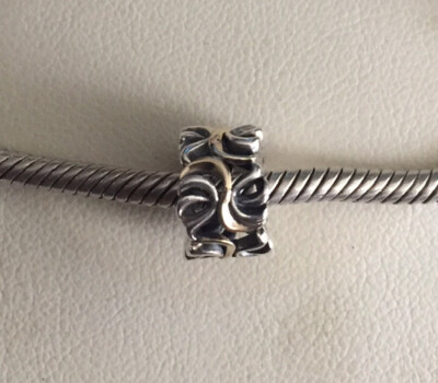 MICHAEL HILL EMMA & ROE RETIRED STERLING SILVER AND 10ct GOLD SWIRL ...