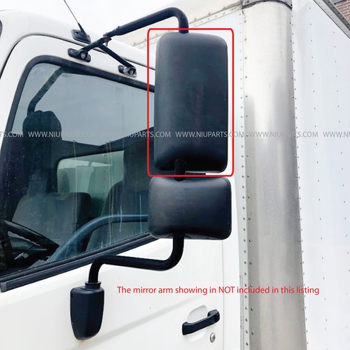 Rear View Main Door Mirror Black Fit Hino 258 268 338 358, Isuzu FTR ...