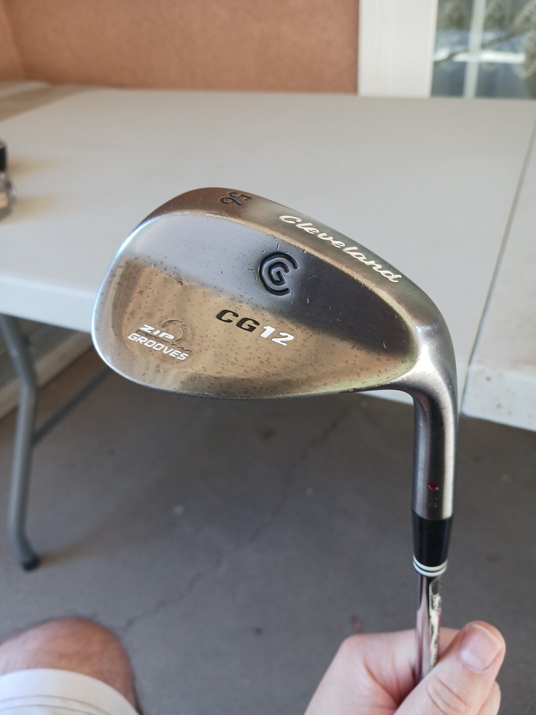 Cleveland Golf CG 12 Zip Grooves 56* Sand Wedge Steel WEDGE Flex 56/10 RH 36.5" | eBay