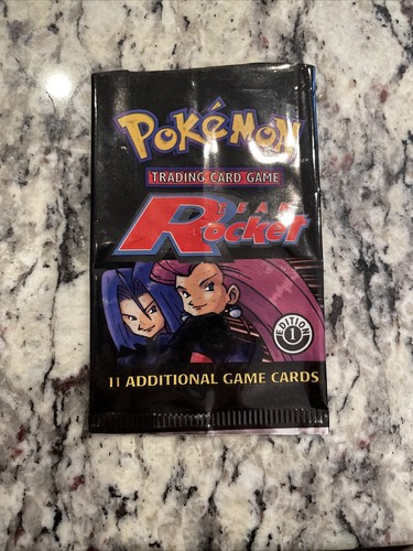 1st Edition Team Rocket Booster Pack ART - Opened/Empty - Team Rocket ...