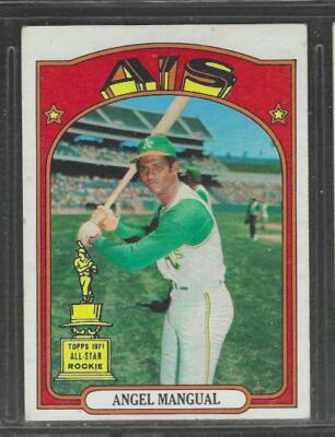 1972 TOPPS # 62 ANGEL MANGUAL A'S EX/NM | eBay