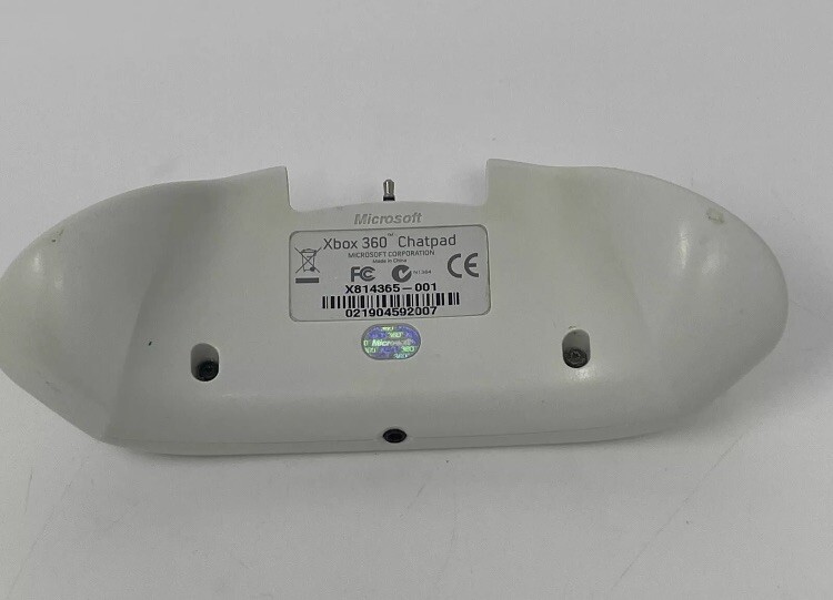 Chatpad Keypad OEM Microsoft White for Xbox 360 Console Video Game ...