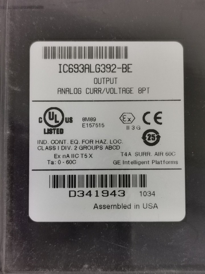 GE FANUC IC693ALG392-BE OUTPUT ANALOG | eBay