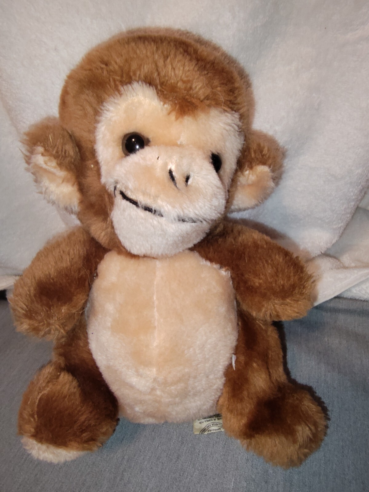 10" Best Made Toys Brown Tan Monkey Soft Plush Stuffed Animal Lovey Toy ...