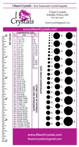 Swarovski Rhinestone Crystal Size Chart Download in pdf format to print ...