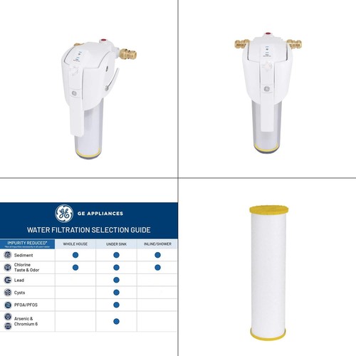 GE FTHTM /K Advanced Whole House Replacement Filter For GXWH50M or ...