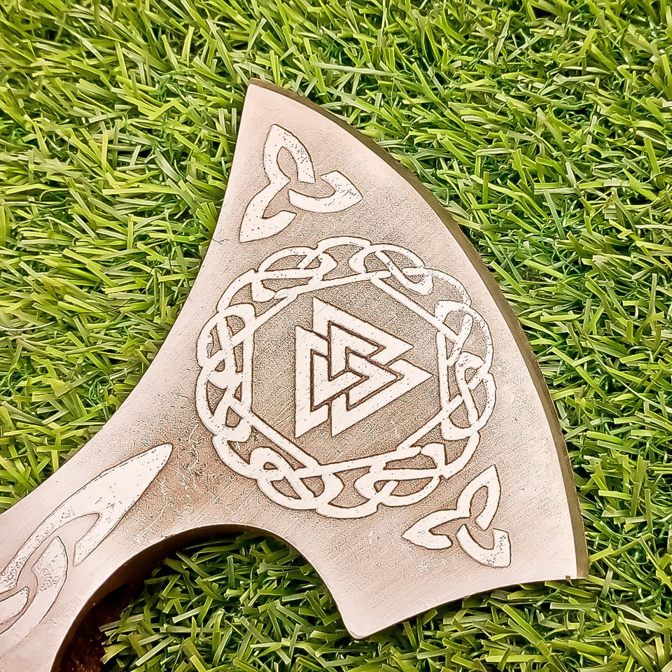 HAND FORGED Carbon Steel Viking Axe HEAD - Tomahawk Throwing Only Head ...