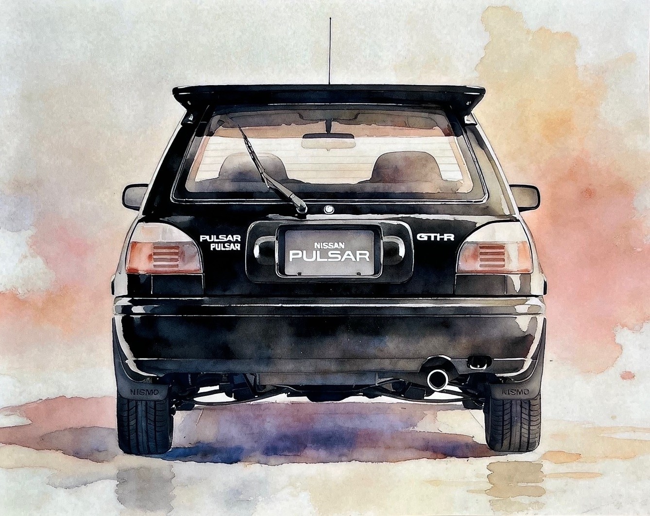 Nissan Pulsar GTI-R Art Print - Wall Art / Poster | eBay UK