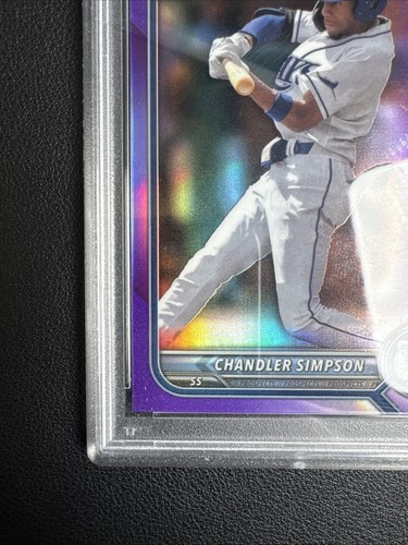 2022 Bowman Draft - Chrome Purple Refractor #BDC-26 Chandler Simpson ...